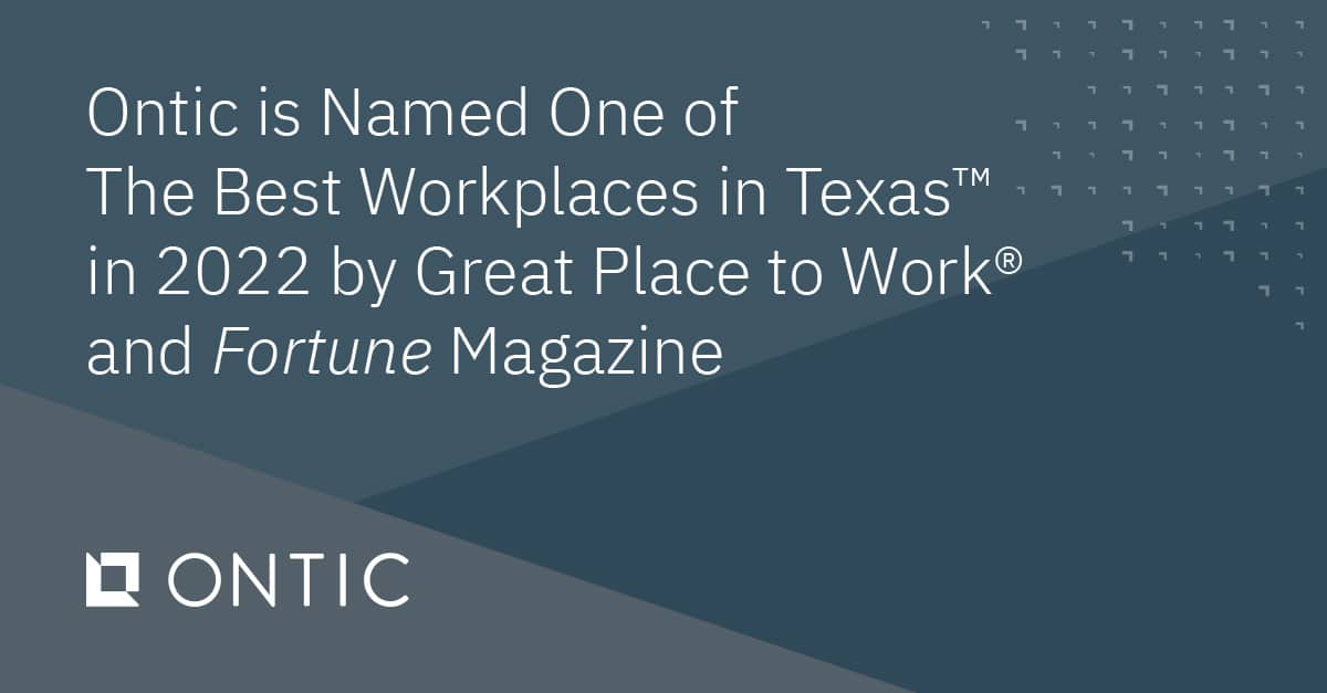 Ontic Named One of The Best Workplaces by Fortune Magazine