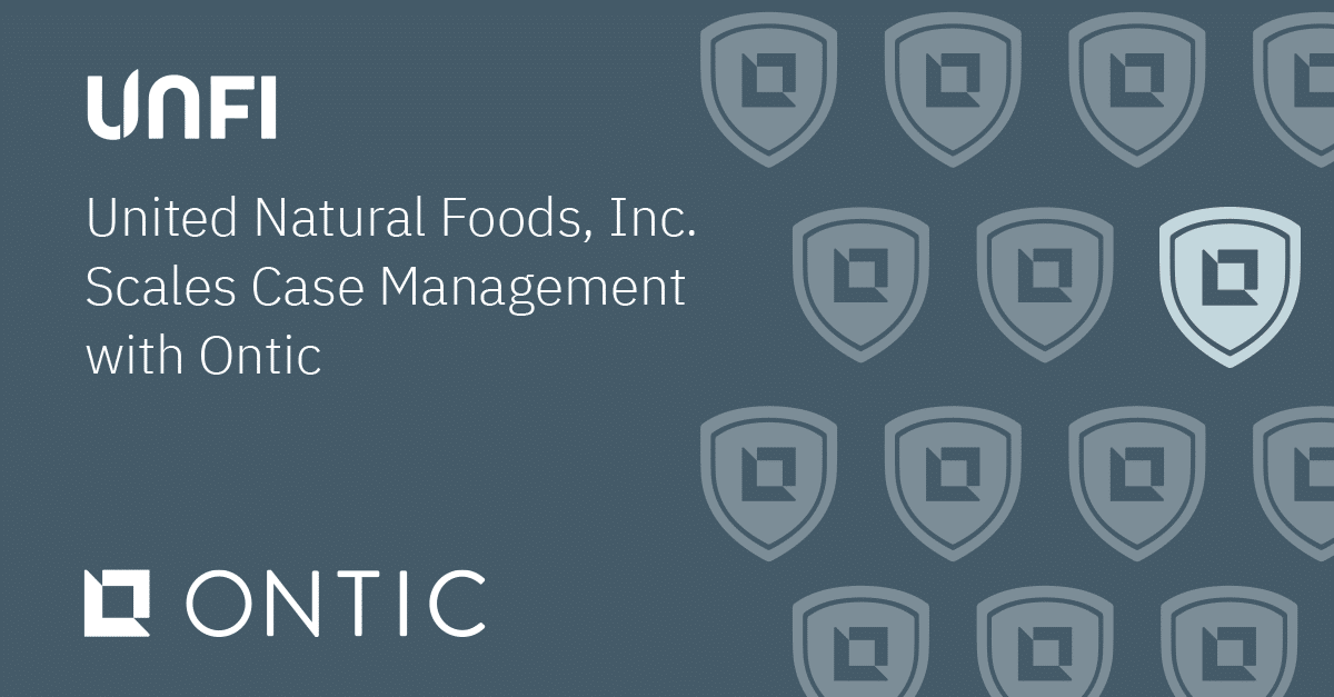 UNFI Client Story - Ontic