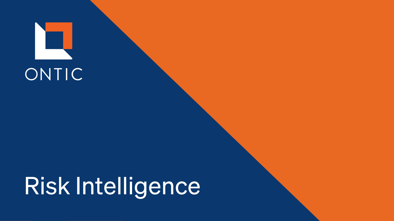 Risk Intelligence - Ontic